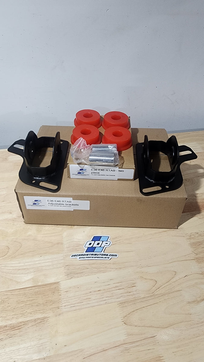E36 E46 RTAB kit - adjustable brackets and bushes – Oscar Distributors